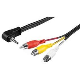 MicroConnect 3.5mm (4-pole) - 3RCA 1,5m - Hitta bästa pris på Prisjakt