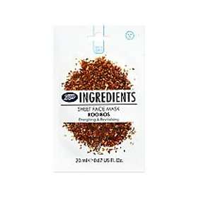 Boots Ingredients Rooibos Sheet Face Mask 20ml - Hitta bästa pris på ...