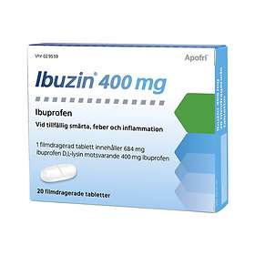 Evolan Ibuzin Apofri 400mg 20 Tabletter - Hitta bästa pris på Prisjakt