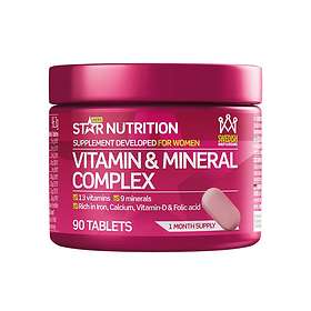 Star Nutrition Vitamin & Mineral Complex 90 Kapslar - Hitta bästa pris ...