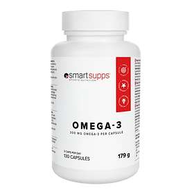 Best pris på SmartSupps Omega-3 300mg 130 Kapslar Omega 3 & fettsyrer ...