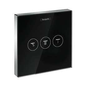 Hansgrohe ShowerSelect Glass Duschblandare 15736600 (Svart/Krom ...