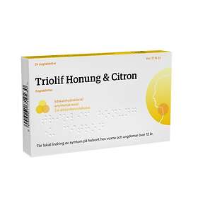 Karo Pharma Triolif Honung & Citron 24 Sugtabletter - Hitta bästa pris ...