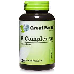 Great Earth B-Complex 50mg 60 Tabletter - Hitta bästa pris på Prisjakt