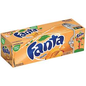 Fanta Peach Burk 0,33l 12-pack - Hitta bästa pris på Prisjakt