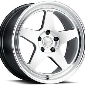 Kansei KNP Hyper Silver Machined Polished Lip 9x18 5/114.3 ET35 CB73.1 ...