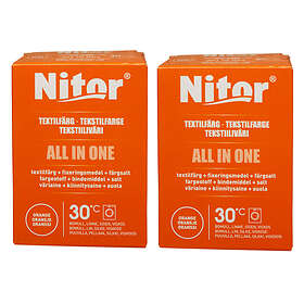 Nitor All In One Textilfärg Orange Set 2x230g - Hitta bästa pris på ...