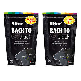 Nitor Back to Black Textilfärg Set 2st - Hitta bästa pris på Prisjakt