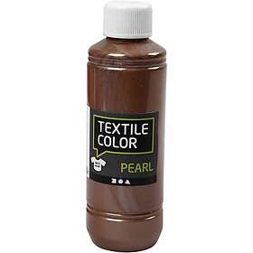 Creativ Company Textile Color Pearl Tekstilmaling Brun 250ml - Black ...