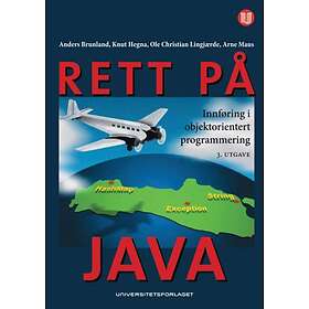 Universitetsforlaget Rett på Java: innføring i objektorientert program - Sammenlign priser hos ...