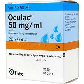 Thea Oculac 50mg/ml 20 st Ögondroppar - Hitta bästa pris på Prisjakt