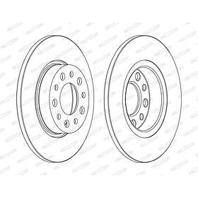 Ferodo Bromsskiva PREMIER DDF1450C - Jämför pris på Prisjakt