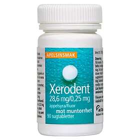Xerodent 28,6mg/0,25mg 90st, Från 76 kr