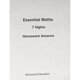 ESSENTIAL MATHS 7 HIGHER HOMEWORK ANSWER BOOK - Black Friday 2025 ...