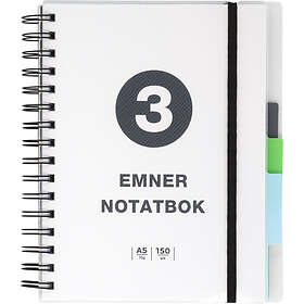 Best pris på Norli Notatbok A5 3 Emner 150 Blad Bøker - Sammenlign ...