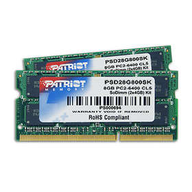 Best pris på Patriot Signature SO-DIMM DDR2 800MHz 4GB (PSD24G8002S) SO ...