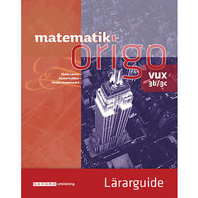 Matematik Origo 3b/3c Vux Lärarguide - Hitta bästa pris på Prisjakt