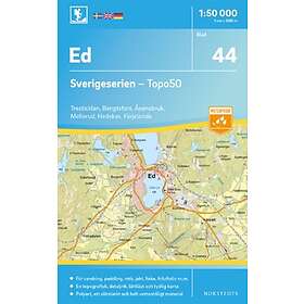 44 Ed Sverigeserien Topo50 : Skala 1:50 000 - Hitta bästa pris på Prisjakt