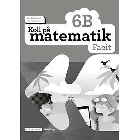 Koll På Matematik 6B Facit (5-pack) - Hitta bästa pris på Prisjakt