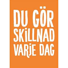 Vykort: Du Gör Skillnad Varje Dag, 5-pack - Hitta bästa pris på Prisjakt