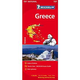 Grekland Michelin 737 Karta : 1:700000 - Hitta bästa pris på Prisjakt