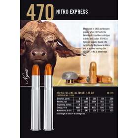 Norma 470 NE 500gr FMJ Woodleigh - Hitta bästa pris på Prisjakt