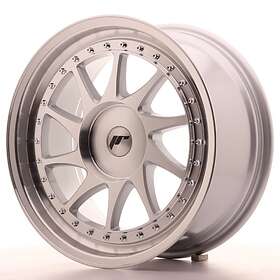 Best pris på Japan Racing JR26 Machined Face Silver 8.5X18 ET35-40 CB74 ...