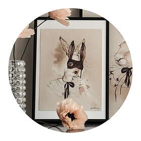 Mrs Mighetto Lady Ebony Poster 18x24cm - Hitta bästa pris på Prisjakt