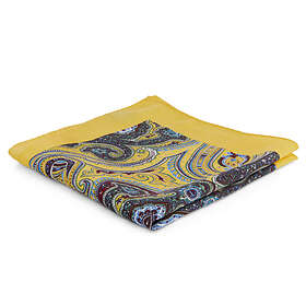 Tailor Toki Stark Gul Paisleymönstrad Bröstnäsduk Silke, Från 259 kr