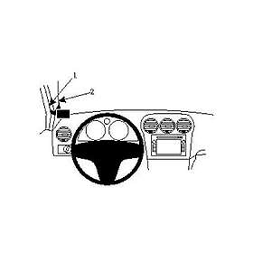 Brodit proClip 804095 Left vänsterfäste för Mount pour Saturnus Vue 08 ...