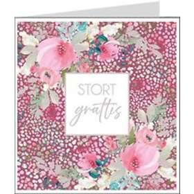 Gratulationskort med kuvert Stort Grattis mot rött - Hitta bästa pris ...