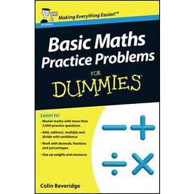 Basic Maths Practice Problems For Dummies - Sammenlign priser hos Prisjakt