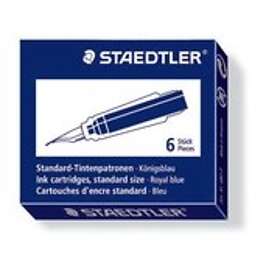 Bläckpatron Staedtler 6-pack blå, Från 51 kr