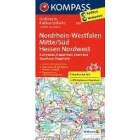 KOMPASS-Karten GmbH: KOMPASS Großraum-Radtourenkarte 3706 Nordrhein ...
