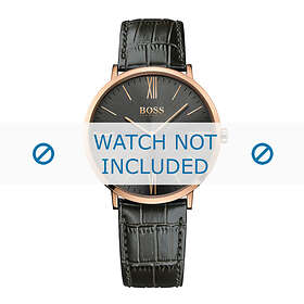 Hugo Boss klockarmband HB-286-1-34-2894-HB1513372 Krokodil läder Grå ...