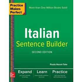 Practice Makes Perfect Italian Sentence Builder, Från 249 kr