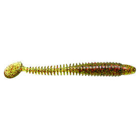 Lunker City Swimmin Ribster 10cm Watermelon Red Flake, Från 85 kr