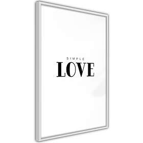 Artgeist Poster Affisch Simple Love [Poster] 40x60 A3-DRBPRP1261l_br ...