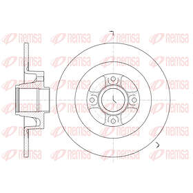 Remsa Bromsskiva 61047.00 - Sammenlign priser hos Prisjakt