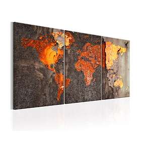 Arkiio Tavla World Map Rusty 60x30 A3-N6542-DK, Från 879 kr