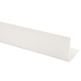 Combiwood Vinkellist pvc 25x025x2700 hvit - Sammenlign priser hos Prisjakt