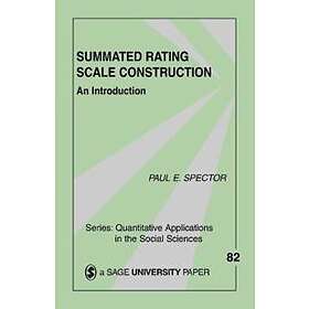 Paul E Spector: Summated Rating Scale Construction - Sammenlign priser ...