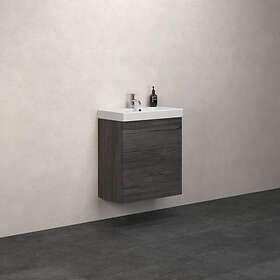 Dansani Tvättställsskåp Luna Menuet Mini 61 cm set H64 2lå.udsk. grå ...