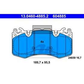 ATE Bromsbeläggssats. skivbroms 13.0460-4885.2 - Sammenlign priser hos ...