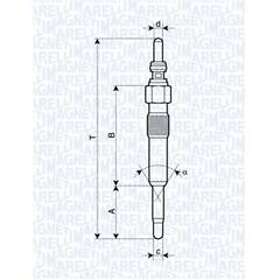 Magneti Marelli Glödstift 062900028304, Från 120 kr