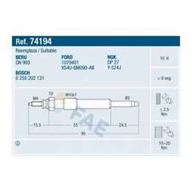 FAE Glödstift 74194, Från 156 kr