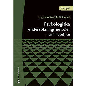 Lage Wedin, Rolf Sandell: Psykologiska undersökningsmetoder en ...