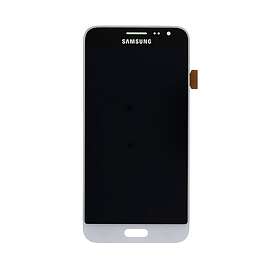 LCD-skärm pekdon Galaxy J3 2016 J320 Vit (Service Pack) - Objektive ...