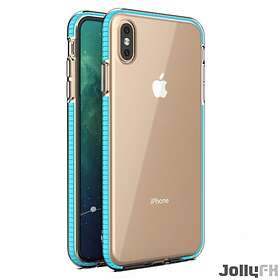 Spring Case klar TPU gel skyddande fodral med färgglad ram för iPhone ...