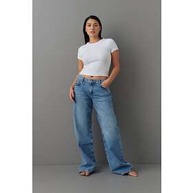 Gina Tricot Low wide Jeans (Women's) - Hitta bästa pris på Prisjakt